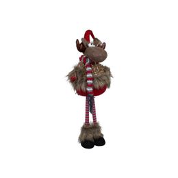 Christmas Paradise Weihnachtsfigur Elch 65cm (75cm) stehend (Deko Figur