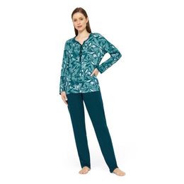 Rösch Rösch Pyjama 1233560, blau|grün