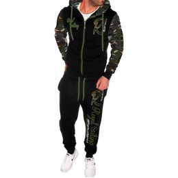 Jaylvis Jogginganzug Herren Jogging Anzug Trainingsanzug Sportanzug Hausanzug Fitness Set