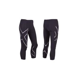 2XU 7/8-Leggings Kompressionshose lang Core Compression 7/8 Tights (1-tlg) Kompressionsunterstützung für Adduktoren