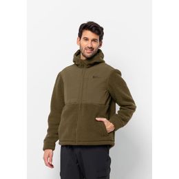 Jack Wolfskin Fleecejacke &raquo;FELSLICHT HOODED JKT M&laquo; mit Kapuze cottage L (52) L (52) Leichte Sherpa Fleecejacke