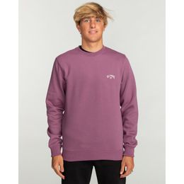 Billabong Sweatshirt »Arch« Bright Purple L L Umweltfreundliches Material: Doppelt...
