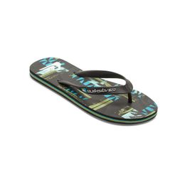Quiksilver Sandale »Molokai Art Gregg Kaplan« Black/Blue/Green 10 (43) 10 (43) Gurt: Flexibles 3-Punkt-Gurtband aus...