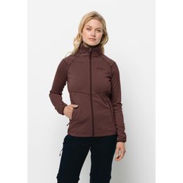 Jack Wolfskin Fleecejacke »FORTBERG FZ W« dark-maroon XS (34) XS (34) Fleecejacke