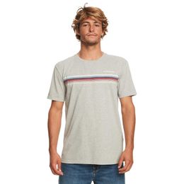 Quiksilver T-Shirt »Fade It Back« Light Grey H Fade It Back S S Stoff: Mischgewebe aus Baumwolle und Polyester