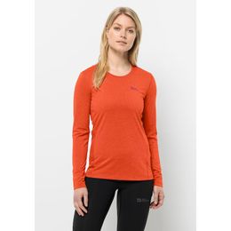 Jack Wolfskin Rundhalspullover &raquo;SKY THERMAL L/S W&laquo; vibrant-orange M (38/40) M (38/40) Funktionsshirt