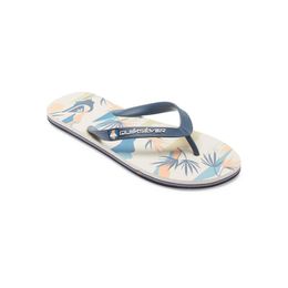 Quiksilver Sandale »Molokai Art Gregg Kaplan« Black/White/Blue 6(39) 6(39) Gurt: Flexibles 3-Punkt-Gurtband aus...