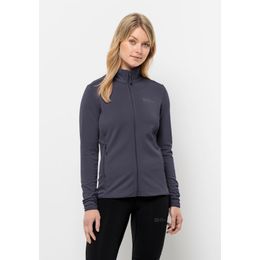 Jack Wolfskin Fleecejacke »KOLBENBERG FZ W« graphite S (36) S (36) Leichte, elastische Fleecejacke