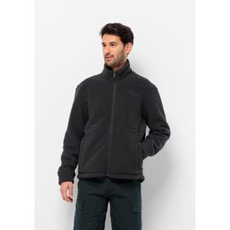 Jack Wolfskin Fleecejacke »FELSLICHT JKT M« black M (50) M (50) Leichte Sherpa Fleecejacke
