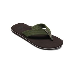 Quiksilver Sandale »Molokai Layback« Brown/Brown/Green 13(46) 13(46) Obermaterial: Weiches, wildlederartiges...