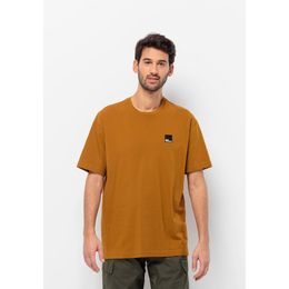 Jack Wolfskin T-Shirt »ESCHENHEIMER T« autumn-leaves S S T-Shirt aus nachhaltiger Bio-Baumwolle