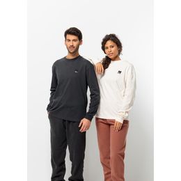 Jack Wolfskin Langarmshirt &raquo;WEINMEISTER L/S&laquo; granite-black XL XL Langarmshirt aus nachhaltiger Bio-Baumwolle