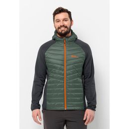 Jack Wolfskin Hybridjacke &raquo;ROUTEBURN PRO HYBRID M&laquo; mit Kapuze hedge-green L (52) L (52) Hybridjacke