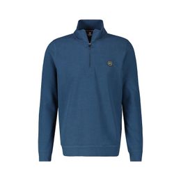 Lerros Sweatjacke »Sweat-Troyer in Strukturqualität« DEEP BLUE M M Unifarbene Strukturqualität