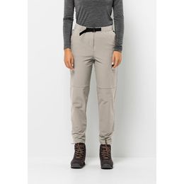 Jack Wolfskin Trekkinghose »WANDERMOOD PANTS W« dusty-grey 38 - Normalgrößen Normalgrößen 38 2 Beintaschen, 2 Hüfttaschen, 2 Münztasche