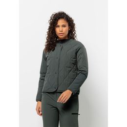 Jack Wolfskin Steppjacke »WANDERMOOD INS JKT W« slate-green S (36) S (36) Mit Zwiebel-Steppmuster