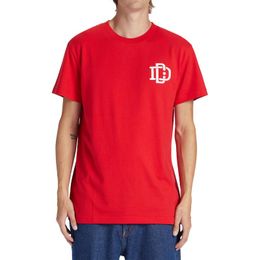 DC Shoes T-Shirt »Rugby Crest« Racing Red L L Material: Feiner Jersey-Stoff aus Baumwolle...