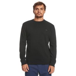 Quiksilver Langarmshirt &raquo;Flanders Waffle&laquo; schwarz M M Material: Schwerer Waffel-Jersey aus...