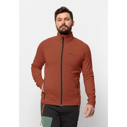 Jack Wolfskin Fleecejacke »BAISELBERG FZ M« carmine XXL (58) XXL (58) Weiche, elastische Fleece-Jacke