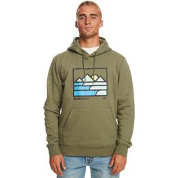 Quiksilver Kapuzensweatshirt &raquo;Landscape Lines&laquo; Four Leaf Clover XL XL Umweltfreundliches Material: Mischgewebe...