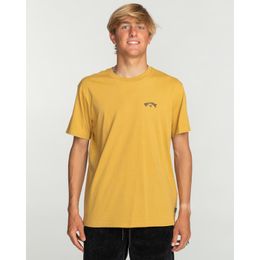 Billabong T-Shirt »Arch Wave« Gold S S Stoff: Baumwoll-Jersey, [160 g/m2]