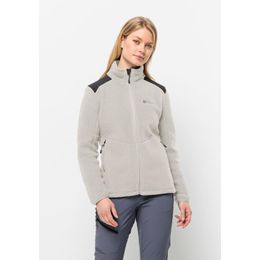 Jack Wolfskin Fleecejacke »KAMMWEG PILE FZ W« dove XS (34) XS (34) Weiche, warme Sherpa-Fleece-Jacke