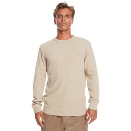 Quiksilver Langarmshirt &raquo;Flanders Waffle&laquo; Plaza Taupe XS XS Material: Schwerer Waffel-Jersey aus...