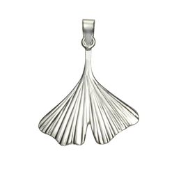 Vivance Kettenanhänger »925/- Sterling Silber Ginkgo« () weiß one-size Eleganter Anhänger aus 925/- Sterling Silber