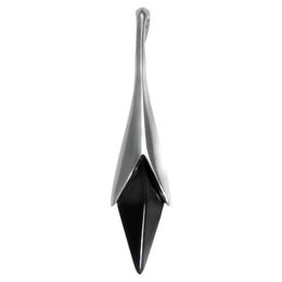 Vivance Kettenanhänger »925/- Sterling Silber synth. Onyx« () weiß + schwarz one-size Edler Anhänger aus 925/- Sterling Silber rhodiniert