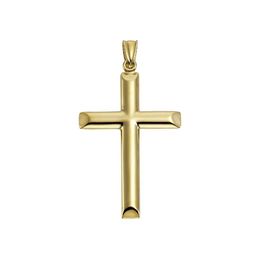 Vivance Kettenanhänger 585 Gold Motiv Kreuz, gelb