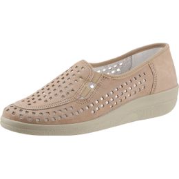 Damen Slipper beige, Gr&ouml;&szlig;e 37