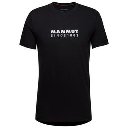 Mammut - Core T-Shirt Logo - T-Shirt Gr S schwarz