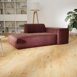MYCS Sofa Samt Altrosa - Moderne Designer-Couch: Hochwertige Qualität, einzigartiges Design - 182 x 72 x 107 cm, Komplett anpassbar