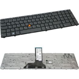 TRADESHOP Original Laptop-Tastatur mit Trackpoint Notebook Keyboard Ersatz Deutsch qwertz ersetzt hp 9Z.NG6GPV.50G 652553-091 (Deutsches Tastaturlayout)