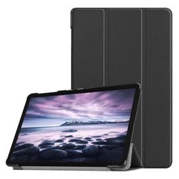 Wigento Tablet-Hülle Premium Smartcover Schwarz Tasche Etuis Hülle für Samsung Galaxy Tab A 10.1 2019