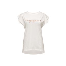 Yogistar Yoga & Relax Shirt Yoga T-Shirt Batwing Yoga (1-tlg) Himmlisch schönes Shirt mit Kupfer-Print.