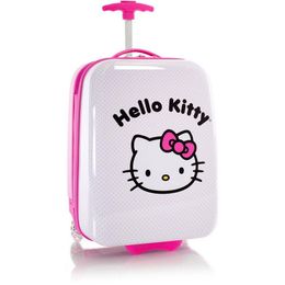 Heys Kinderkoffer Hello Kitty rosa, 46 cm, 2 Rollen, Kindertrolley Handgepäck-Koffer mit Quick-Release-Trolley-Griffsystem, rosa
