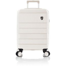 Heys Hartschalen-Trolley Neo weiß, 53 cm, 4 Rollen, Handgepäck-Koffer Reisegepäck TSA-Schloss Volumenerweiterung, weiß