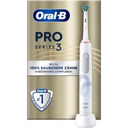 Oral-B Elektrische Zahnbürste Pro 3 3000 Special Edition, Aufsteckbürsten: 1 St., 360°-Andruckkontrolle, weiß