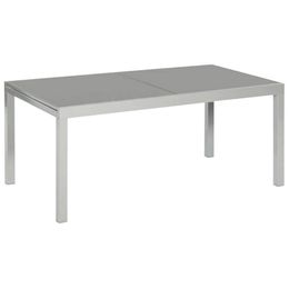 Merxx Gartentisch Semi AZ-Tisch, 110x200 cm, grau