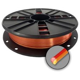 W&P WhiteBOX 3D-Filament Seiden-PLA Magic rot+gold mit Perlglanz 1.75mm 500g Spule