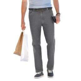 Brühl Dehnbund-Jeans BRÜHL Gr. 25, Unterbauchgrößen, Verkürzte Leibhöhe, grau (grey, denim) Herren Jeans Hosen