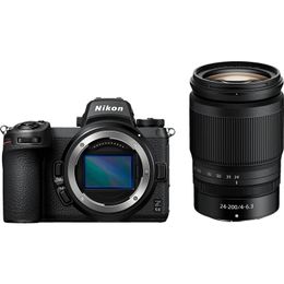 Nikon Z 6II Kit Systemkamera mit Objektiv 24-200 mm, 8 cm Display Touchscreen, WLAN