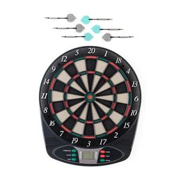 L.A. Sports Elektronische Dartscheibe Classic 1-8 Spieler 6 Softdarts Pfeile Score Display