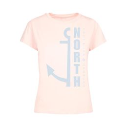 F4NT4STIC Shirt 'North Anker' Damen Gr&ouml;&szlig;e M hellblau / puder