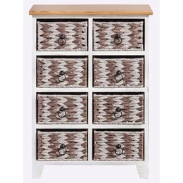 Kommode HEINE HOME Sideboards Gr. B/H/T: 30 cm x 75,5 cm x 30 cm, weiß Kommode