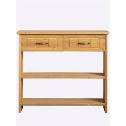 Konsole HEINE HOME Sideboards Gr. B/H/T: 101,5 cm x 89 cm x 25 cm, beige (natur) Schubladenkommode Schuhkommode Schubladenkommoden