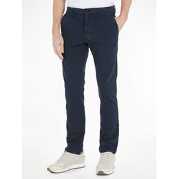 Tommy Hilfiger 5-Pocket-Hose DENTON POW CHECK GM, blau