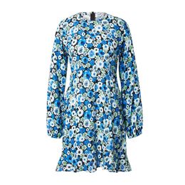 Envii Kleid 'SHERRY' Damen Gr&ouml;&szlig;e 34 blau / nachtblau / mint Winterkleid