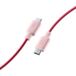 cellularline Style Color Data USB-C zu USB-C Kabel 1 m USB-Kabel, USB Typ C, (100 cm), lila